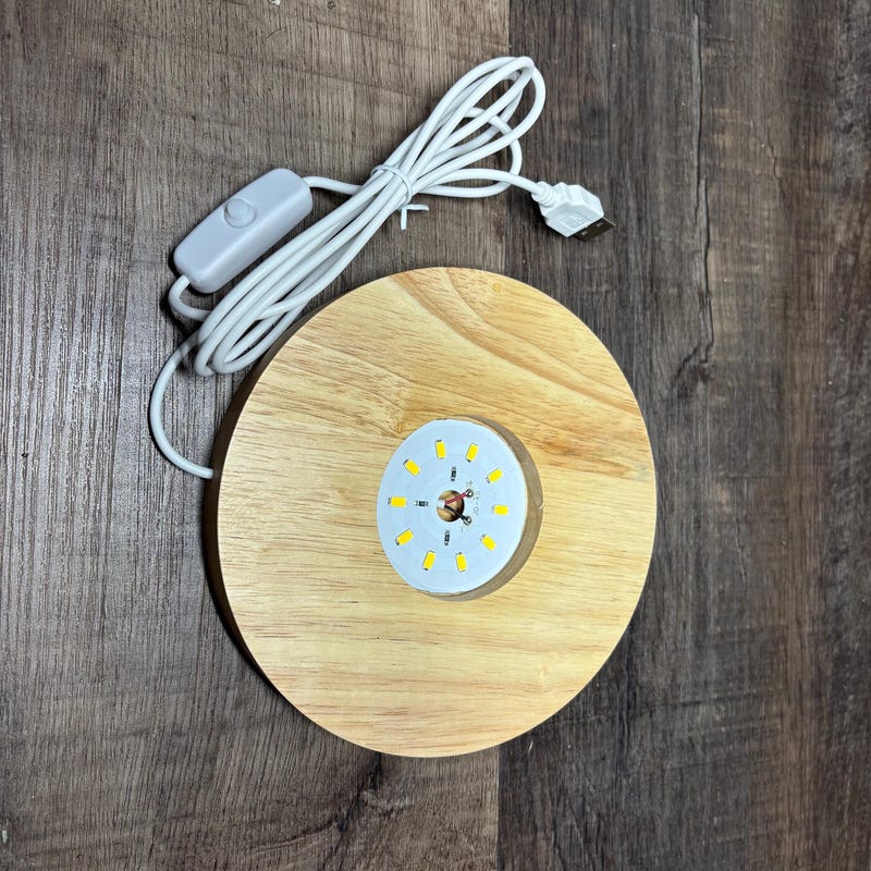 Wooden Base Table Lamps - Etsy