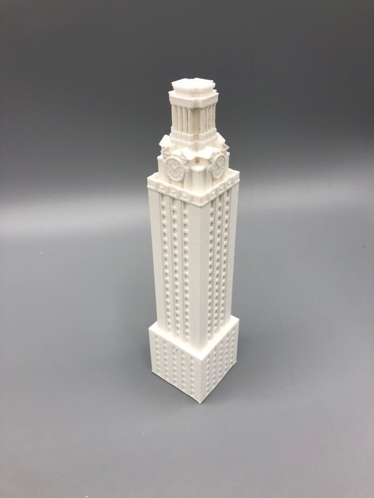 UT Tower Model | Highly Detailed 3D Printed Model - Etsy