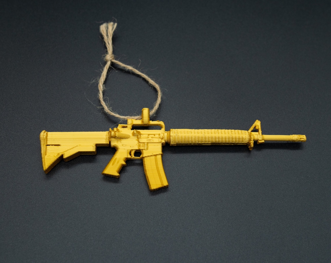 AR-15 Rifle Ornament | 3D Printed - Etsy