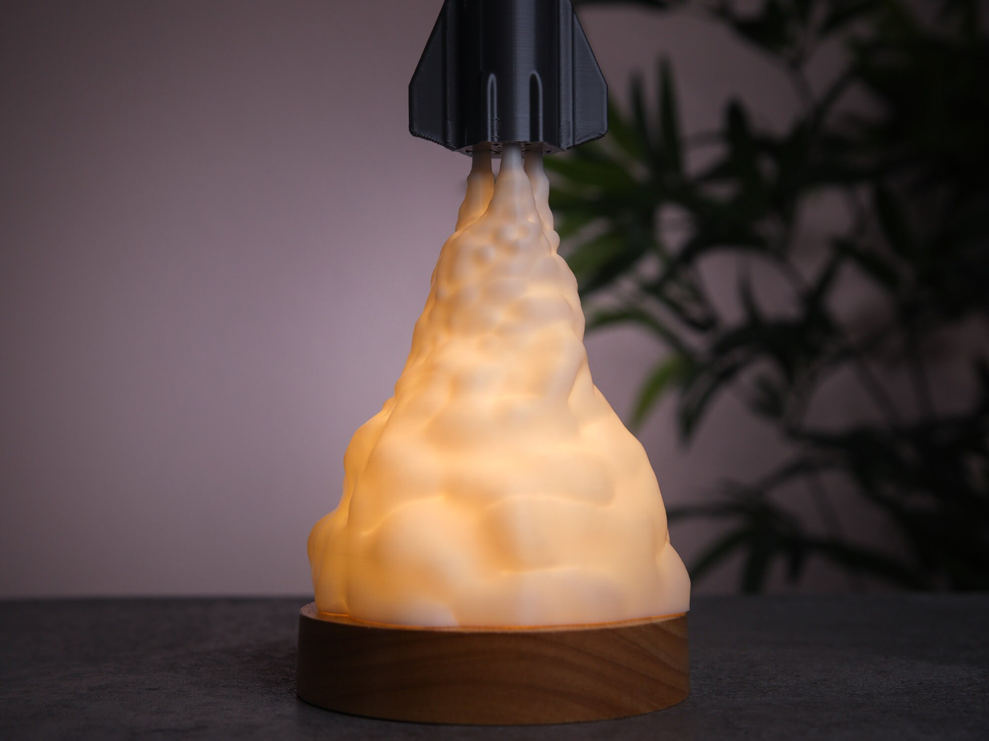 Starship Futuristic Launch Lamp - Etsy