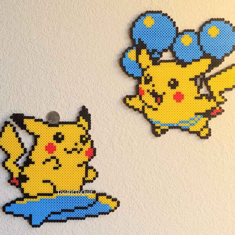 Pikachu Perler - Etsy