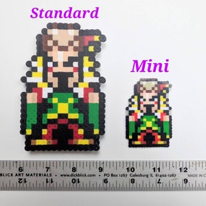 Final Fantasy VI FF6 Character Perler Sprite Stands, Pins, Magnets ...