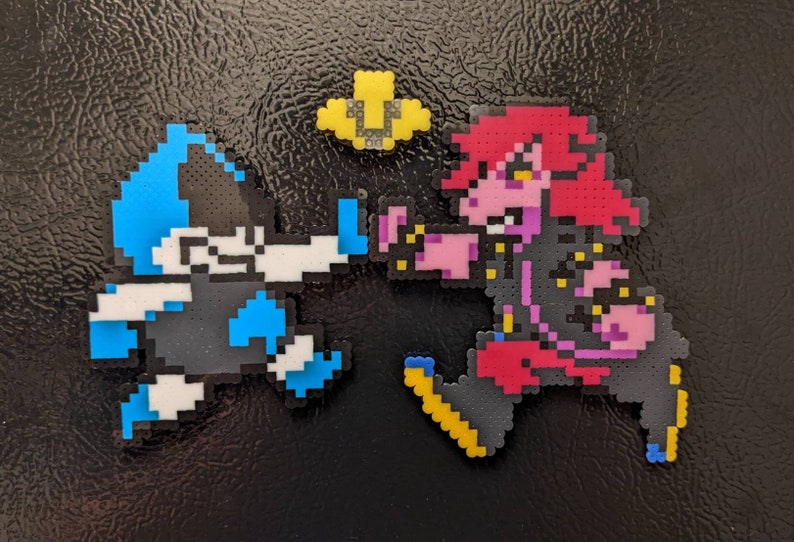 Deltarune Overworld Character Mini Sprites Perler Beads Ralsei - Etsy