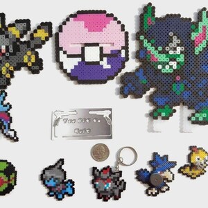 Choose Your Pokemon Perler Gen 1-7 Menu Sprites Standees Magnets ...