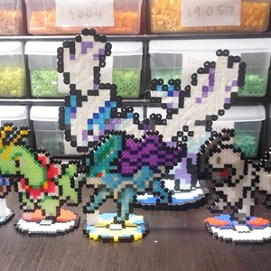 Choose Your Pokemon Perler Gen 1-7 Menu Sprites Standees Magnets ...