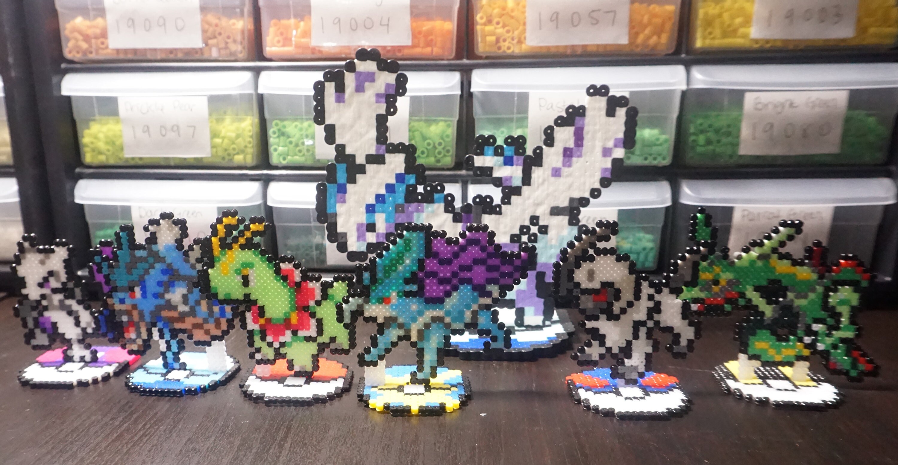 Choose Your Pokemon Perler Gen 1-7 Menu Sprites Standees - Etsy Australia