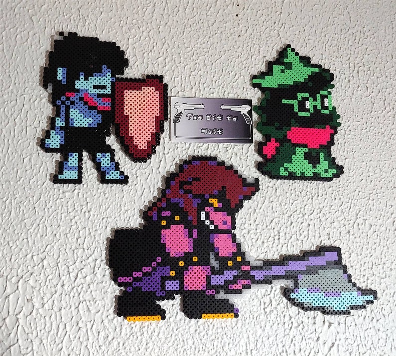 Deltarune Undertale Character Sprite Perler Pixel Art | Etsy