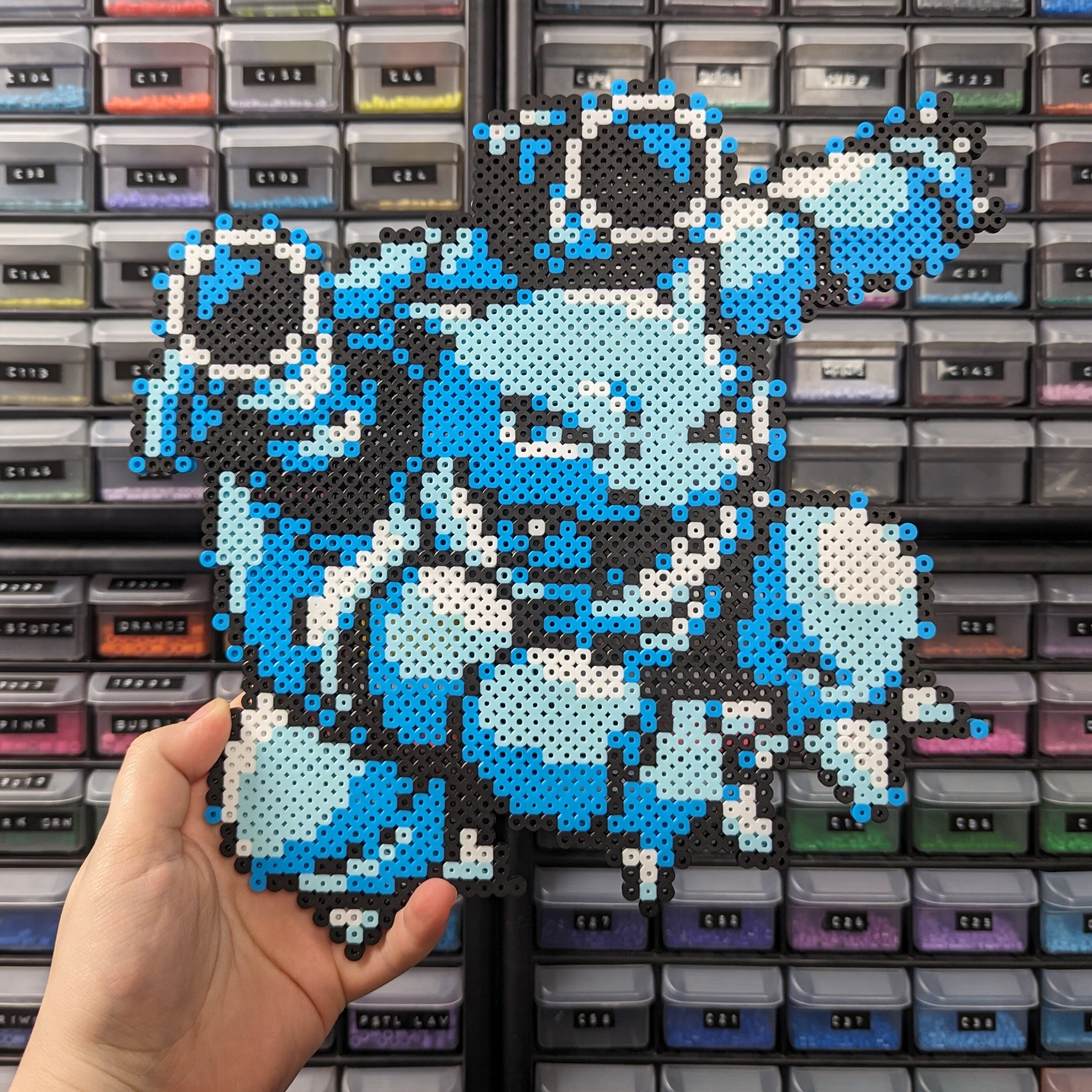 Pokemon Perler Generation 1 Kanto Starters Pixel Art Battle Sprites - Etsy