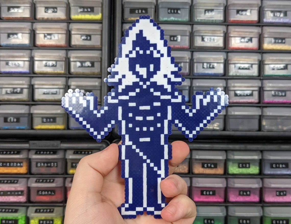 Deltarune Overworld Character Mini Sprites Perler Beads Ralsei - Etsy