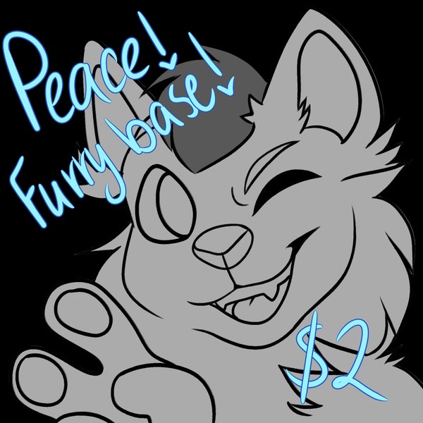 Furry Wolf Base Pfp - Etsy Australia