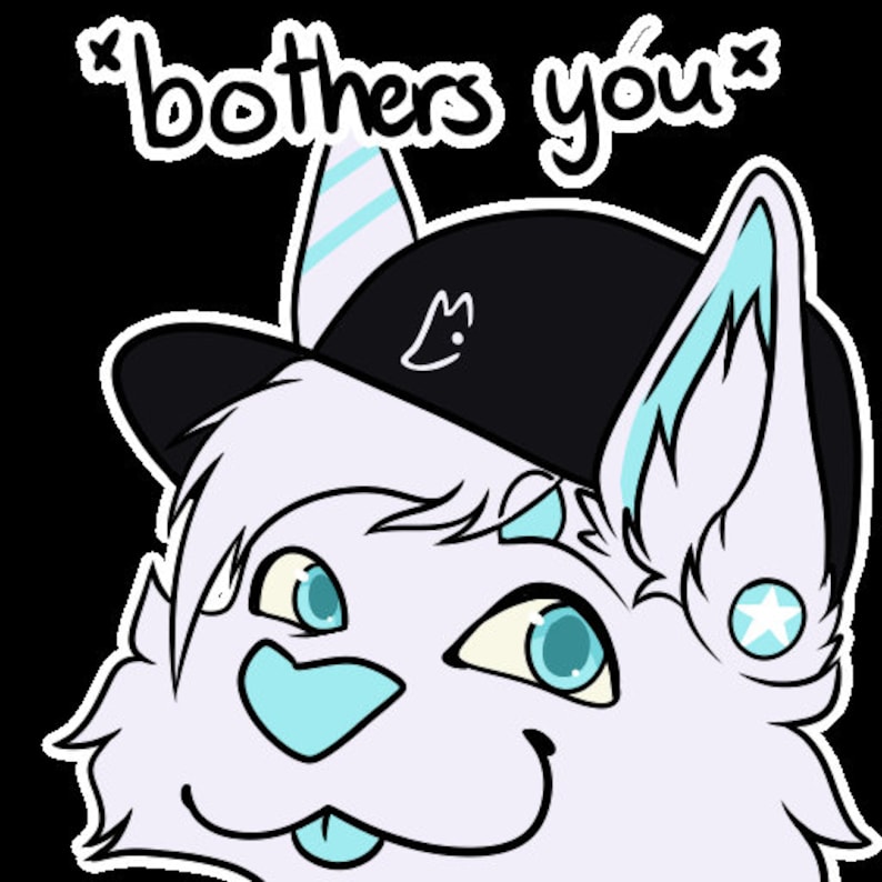 Bothers You YCH Telegram Furry Sticker - Etsy
