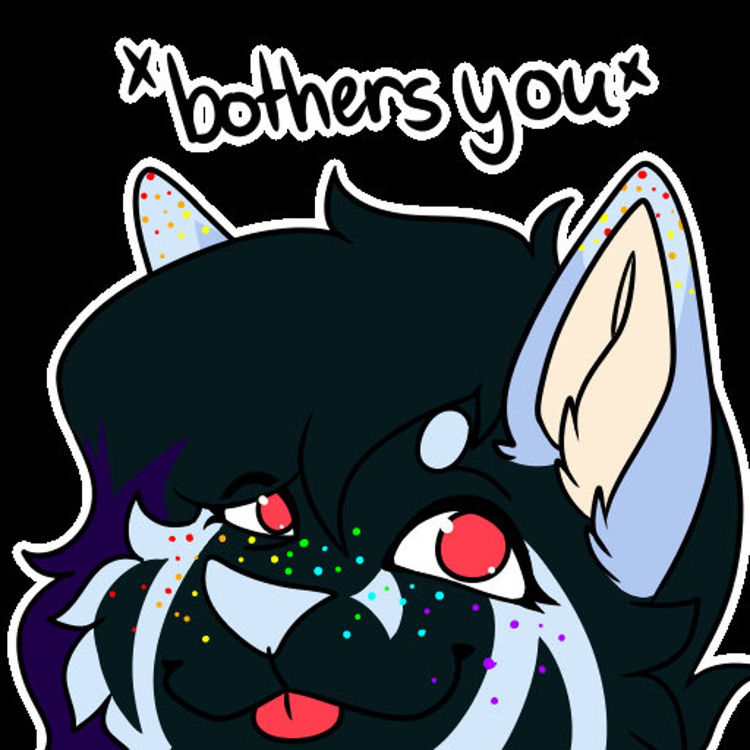 Bothers You YCH Telegram Furry Sticker - Etsy