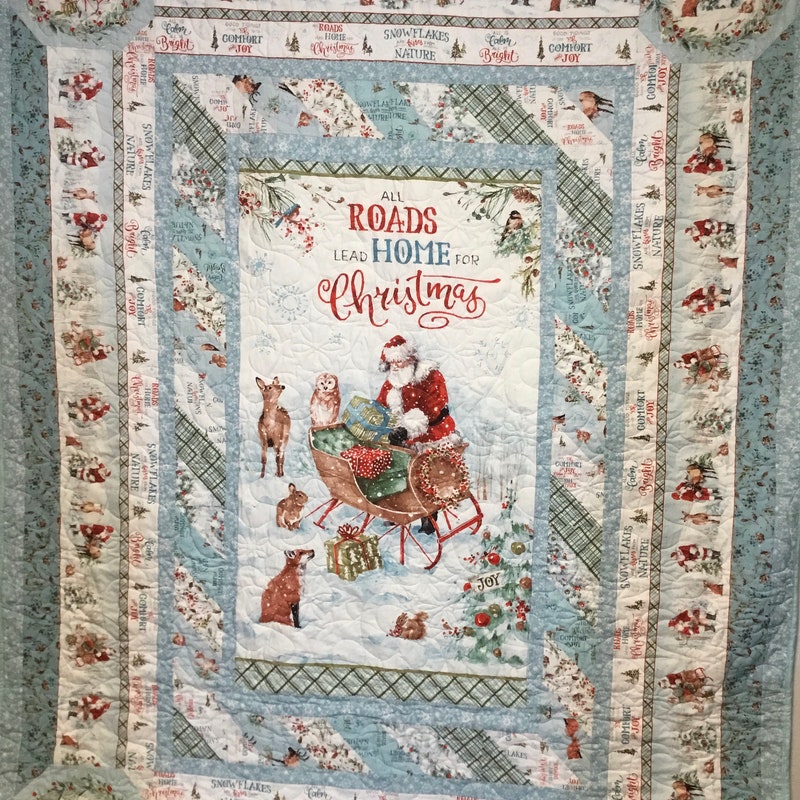 Christmas Quilt Panels - Etsy