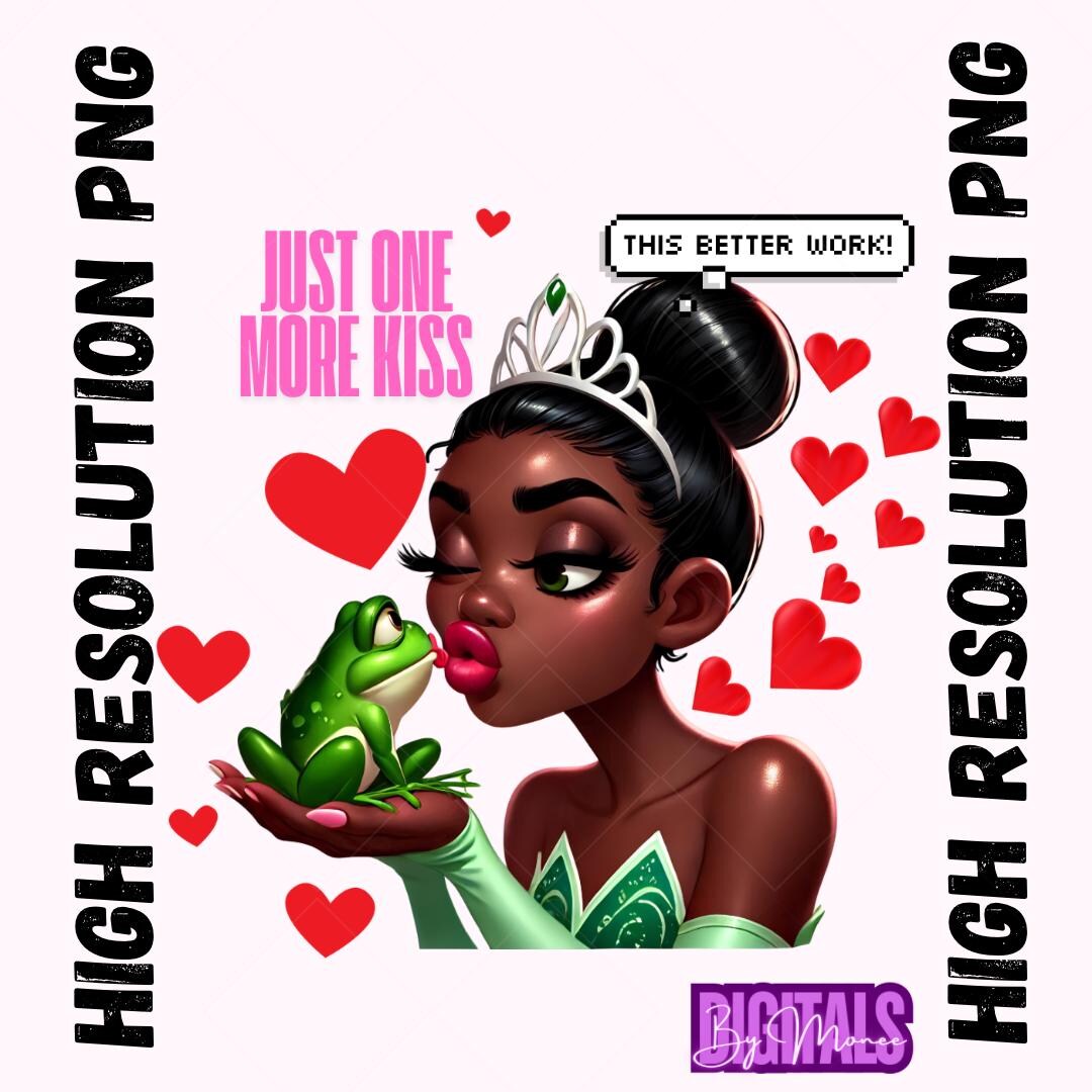 Princess Tiana | Just One More Kiss | Princess and the Frog | Valentine ...