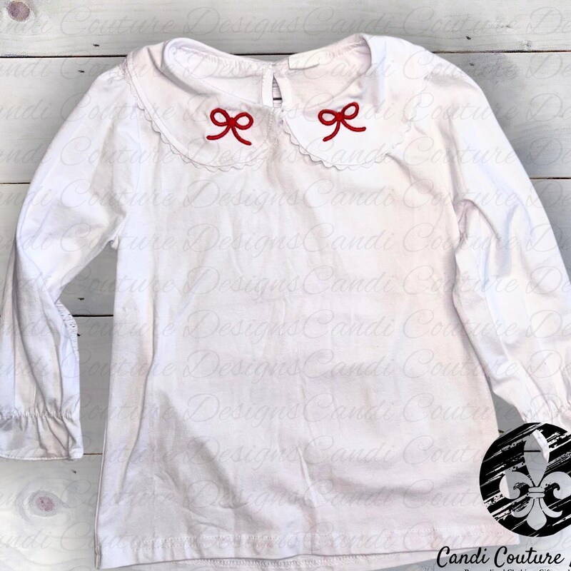 Red Peter Pan Collar - Etsy