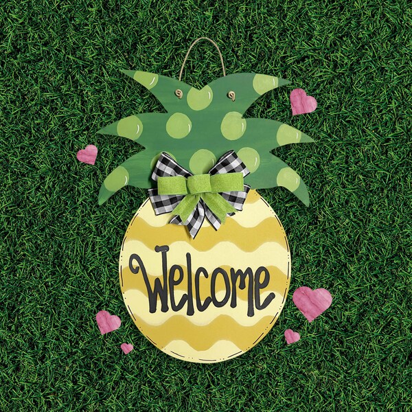 Pineapple Welcome Sign - Etsy