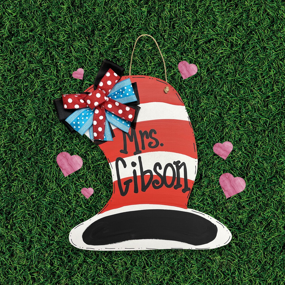 Dr Seuss Teacher Door Sign Classroom Door Sign Teacher Appreciation ...