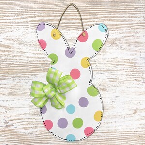 Easter Peeps Door Hanger Easter Door Hanger Bunny Door Hanger Rabbit ...