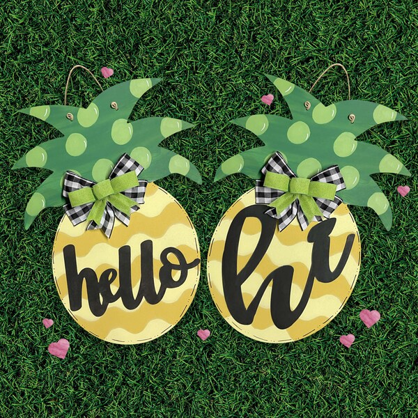 Pineapple Door Decor - Etsy