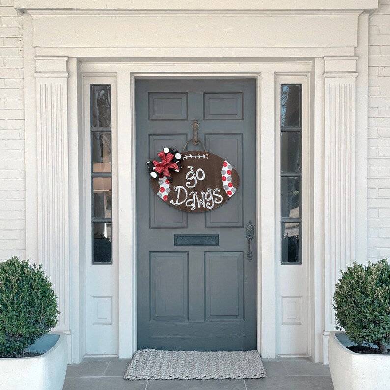 Go Dawgs Football Sign College Football Decor Georgia - Etsy