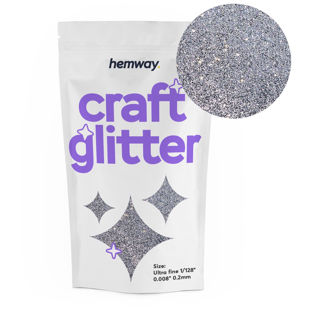 Hemway Craft Glitter for Art, Decorations, Cards, Clothes, Nails ...