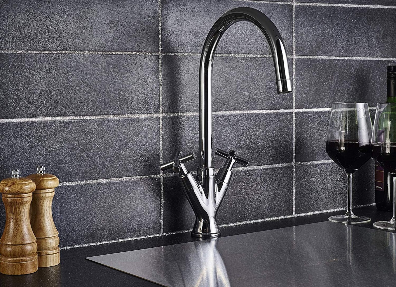 Hemway Ready Mixed Glitter Crystal Fix & Grout - Grey Grout With Silver ...