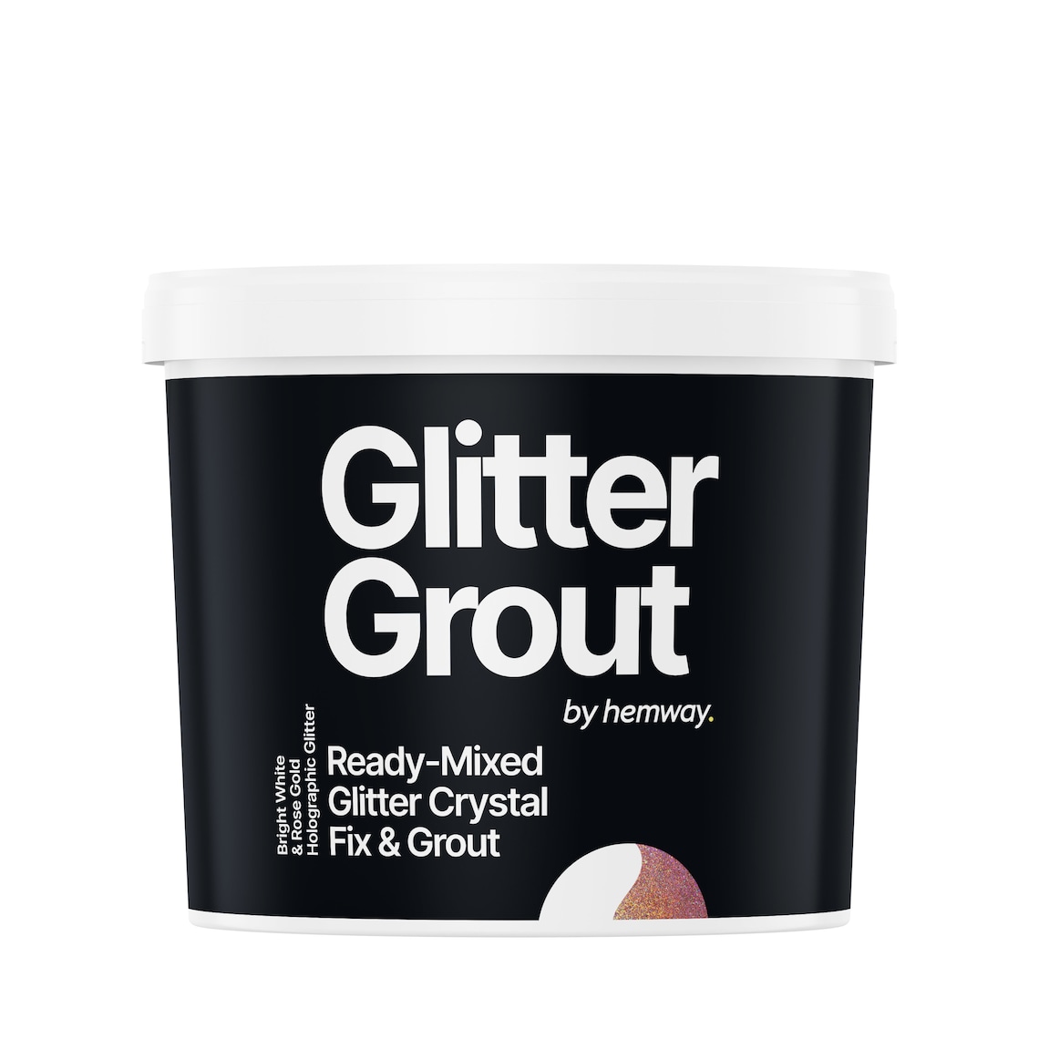 Hemway Ready Mixed Glitter Crystal Fix & Grout WHITE Grout - Etsy