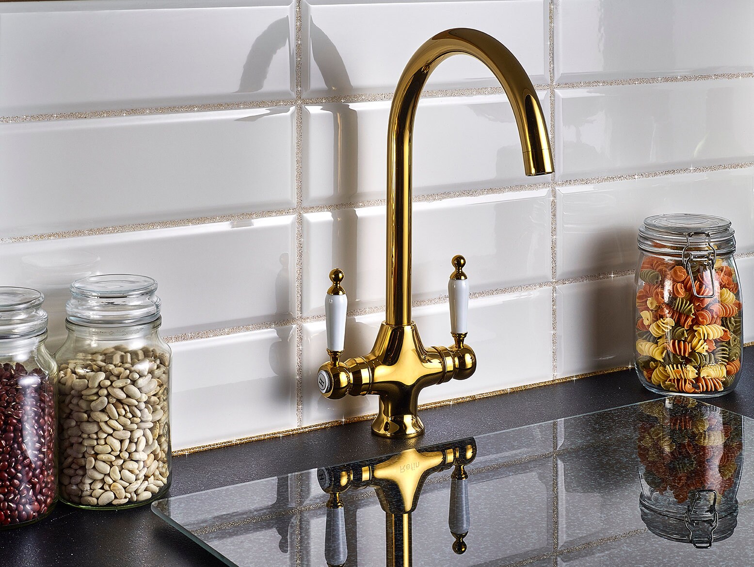 Hemway Ready Mixed Glitter Crystal Fix & Grout - GREY Grout With COPPER ...