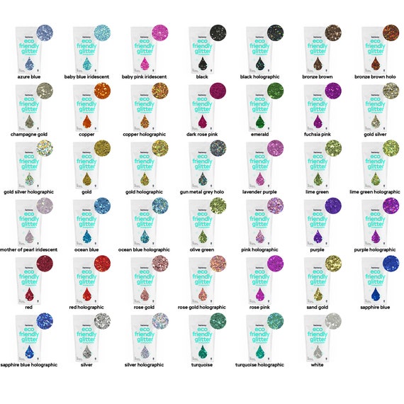 Hemway Eco Friendly Glitter 100g / 3.5oz Bio Cosmetic Safe | Etsy