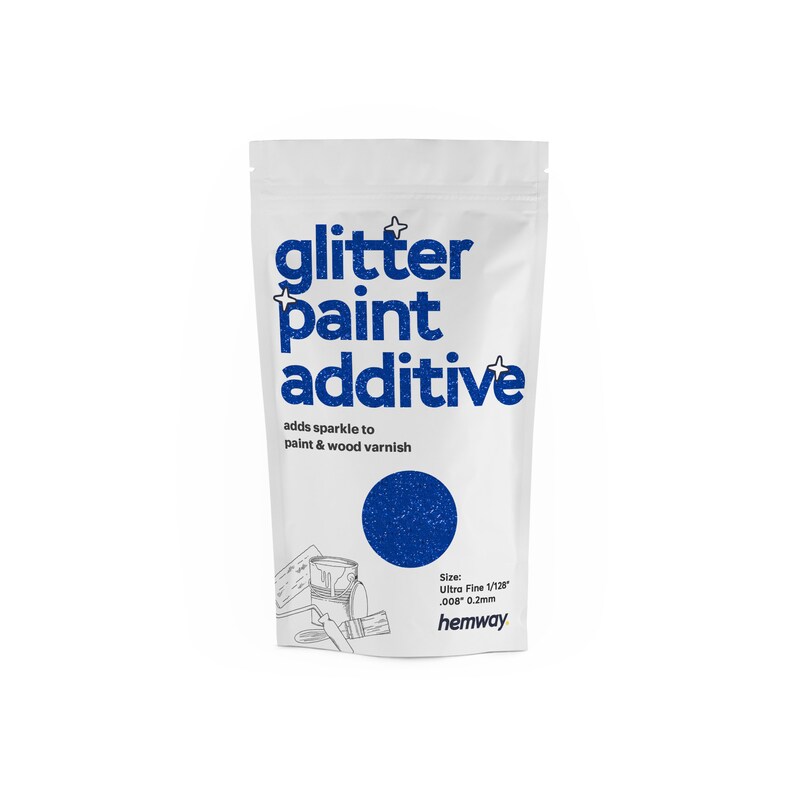Hemway Glitter Paint Additive 100g for Emulsion Acrylic Walls - Etsy