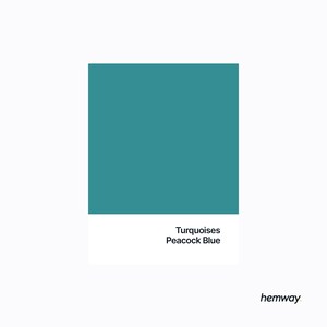 Hemway Peacock Blue Interior Matt Acrylic Paint 2.5L Tin Durable ...