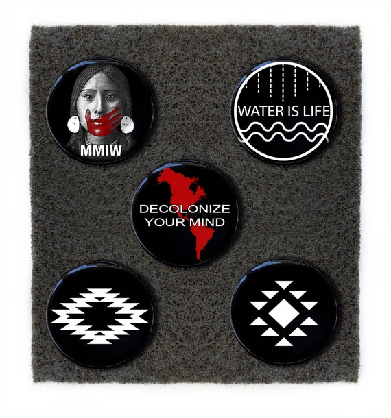1 Indigenous Resistance Buttons Set 2 - Etsy