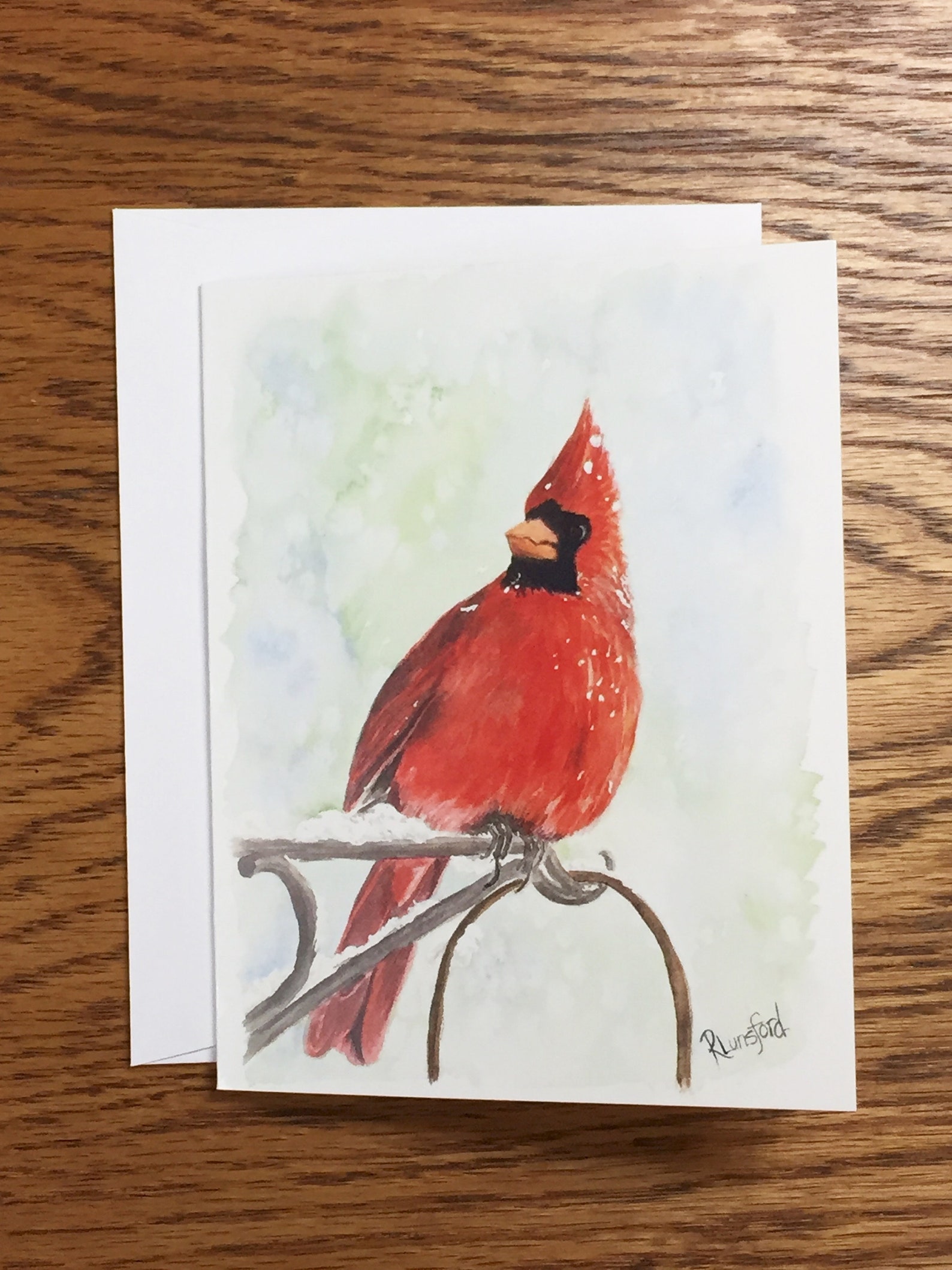 Cardinal Christmas Cards Set of 6 4.25 X 5.5 Inches - Etsy