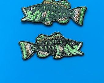 Large Mouth Bass Machine Embroidery Files Digital Download- Create ...