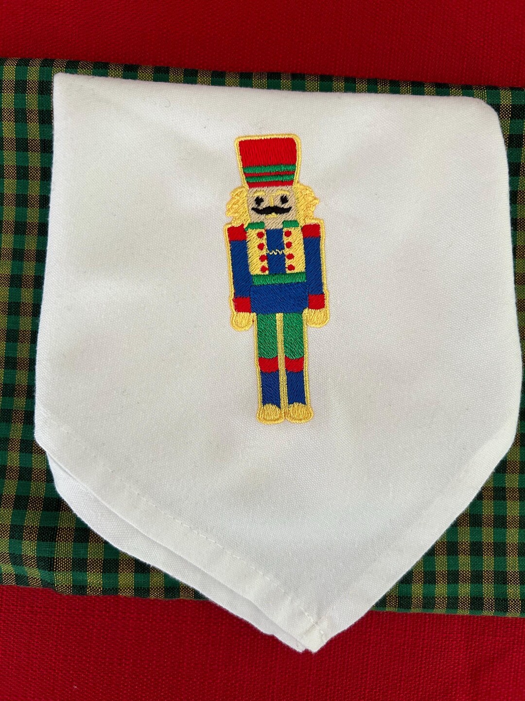 Christmas Nutcracker Machine Embroidery File 4x4 Hoop Create Napkins ...