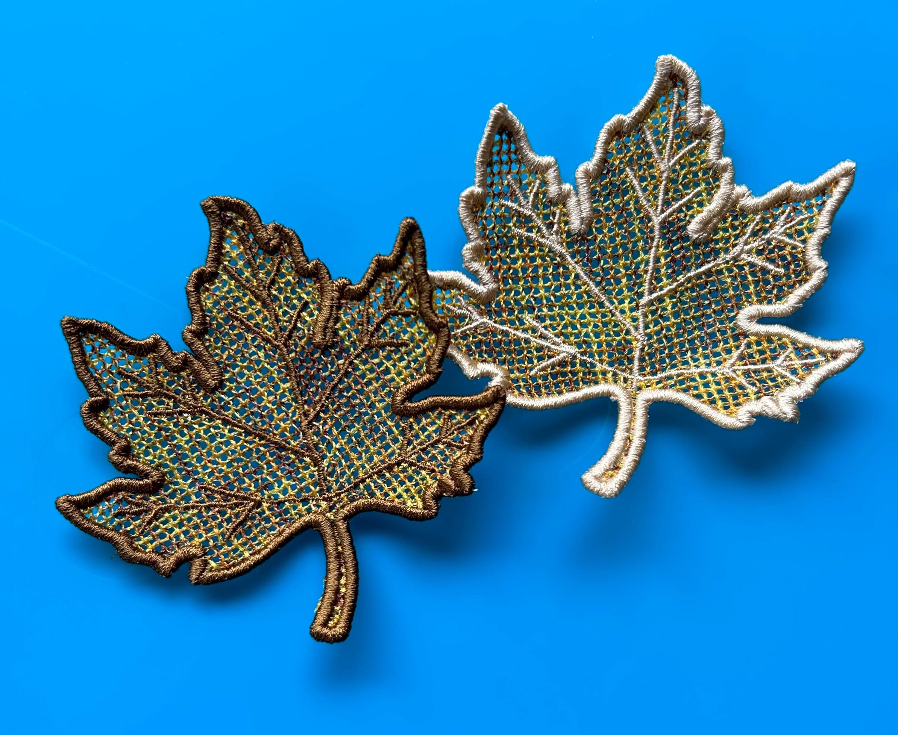 FSL Machine Embroidery Files Plaid Oak Leaf, Pumpkin, Acorn, Maple Leaf ...