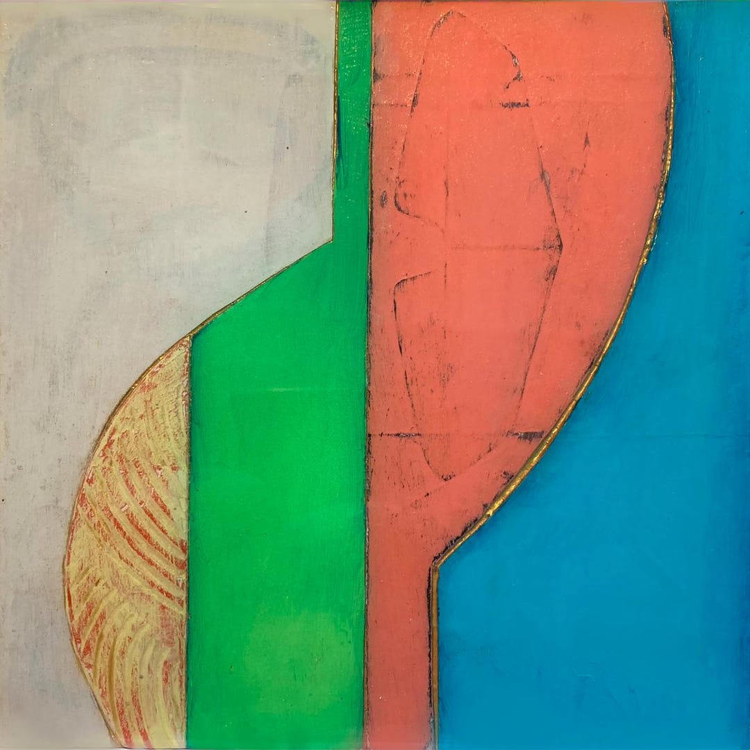 Zig-zag, "tropic Lift" Mixed Media Painting by Matthew Finger Studio ...