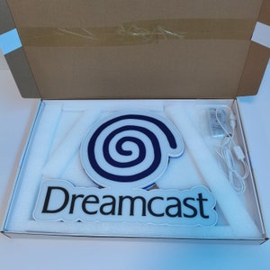 SEGA Dreamcast LED Lightbox: 3D Printed Gaming Room Decor - Etsy