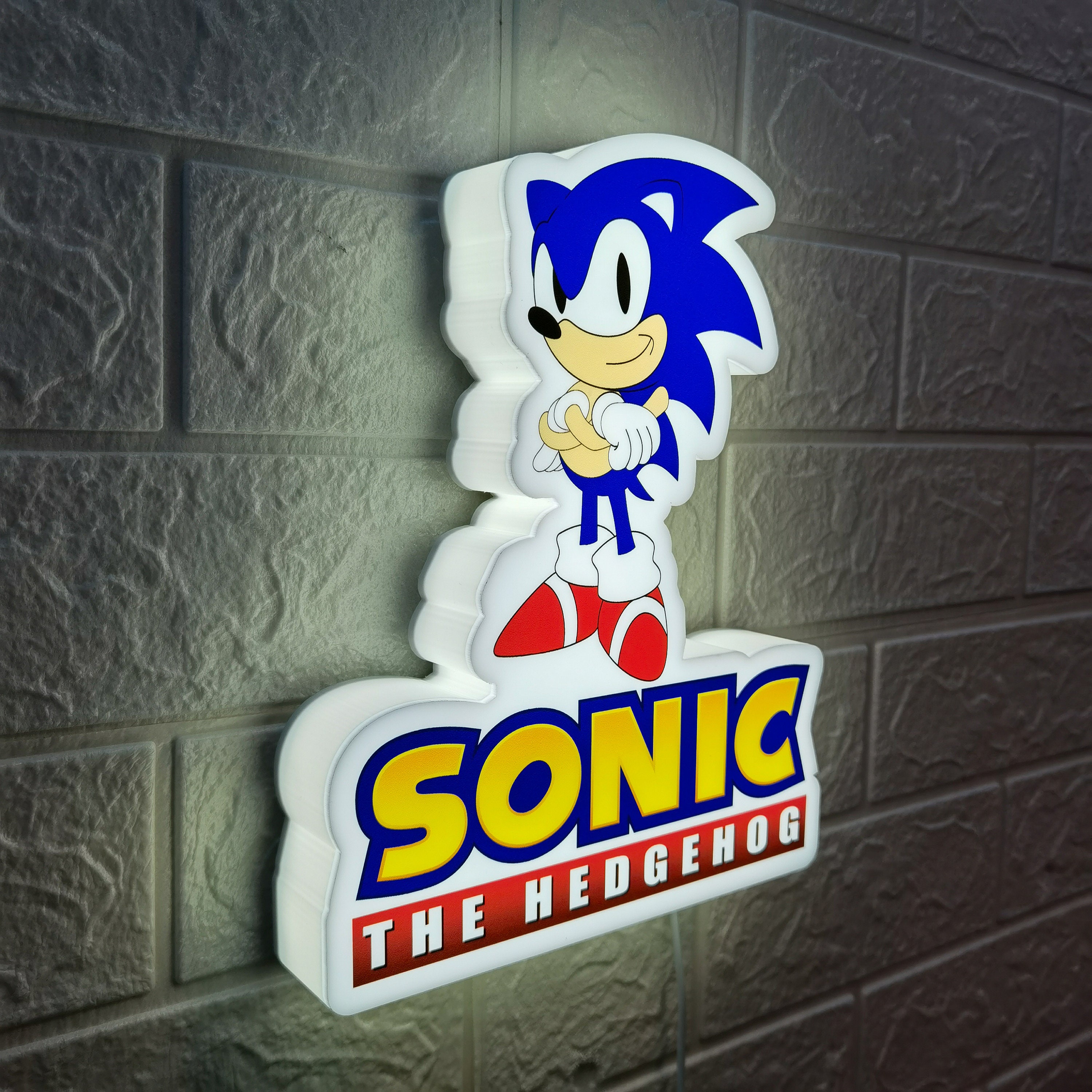 Sonic the Hedgehog Lightbox Hedgehog Gifts 3D Printed and | Etsy Canada