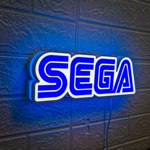 SEGA Sign for Gaming Room Decor | Sega CD, Sega Genesis, Sega Saturn ...