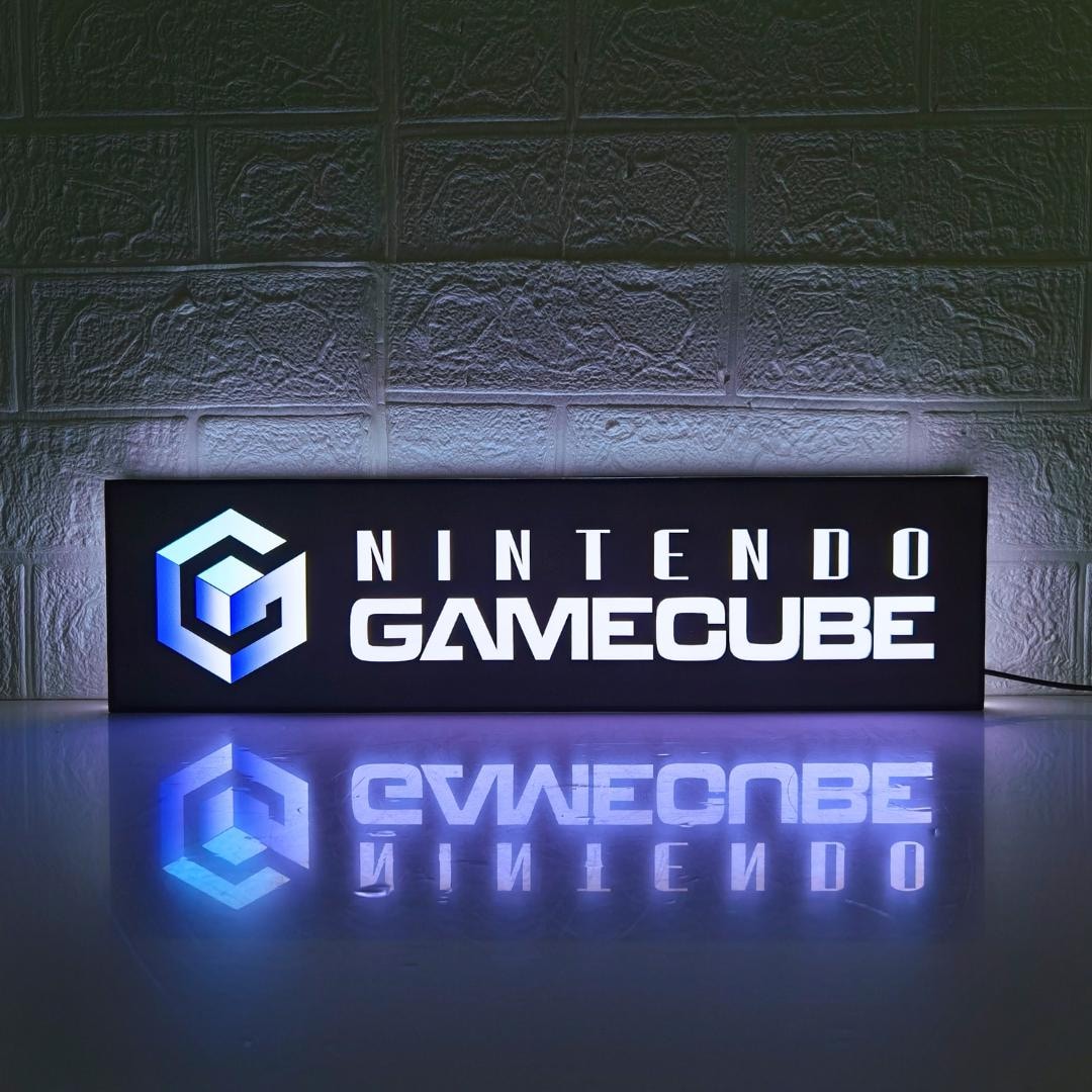 Nintendo Gamecube Classic Logo Man Cave Lights | Perfect for Gaming ...