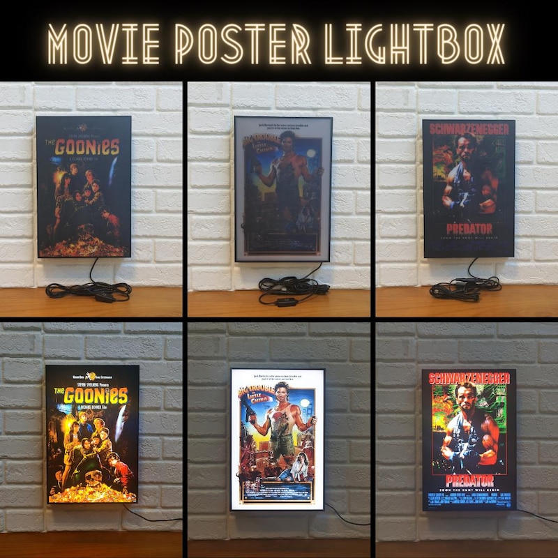 Movie Poster Light Box - Etsy