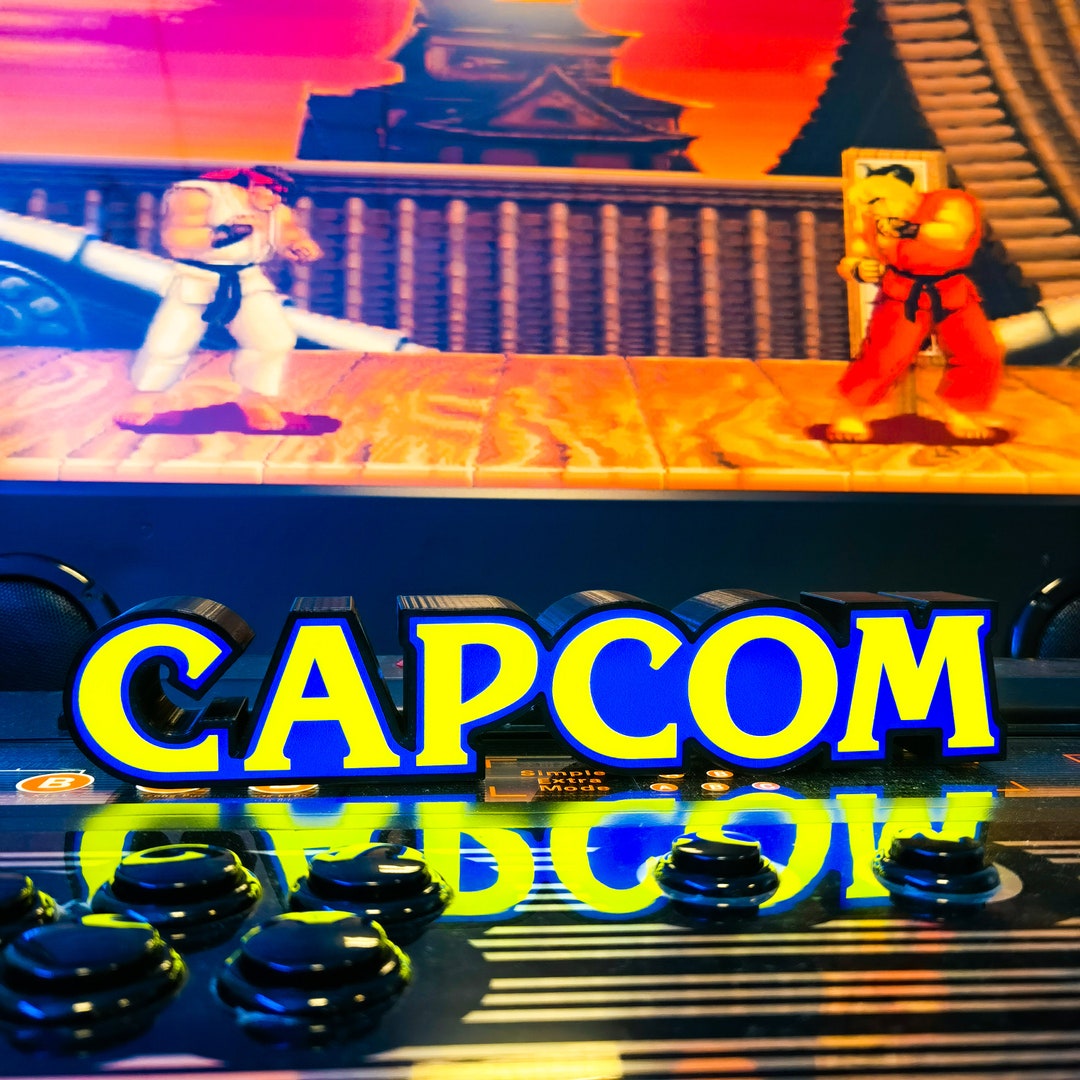 Capcom Logo LED Light: 3D Printed USB Lightbox - Etsy