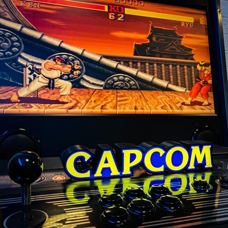 Capcom Logo LED Sign Great Video Game Decor for Monster - Etsy