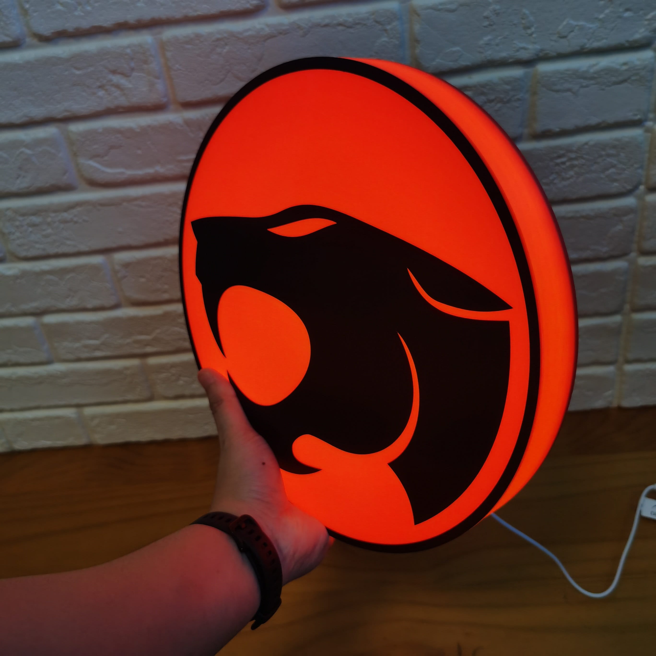 Vintage Thundercats LED Sign | 3D Printed, USB Powered & Full Dimmable ...