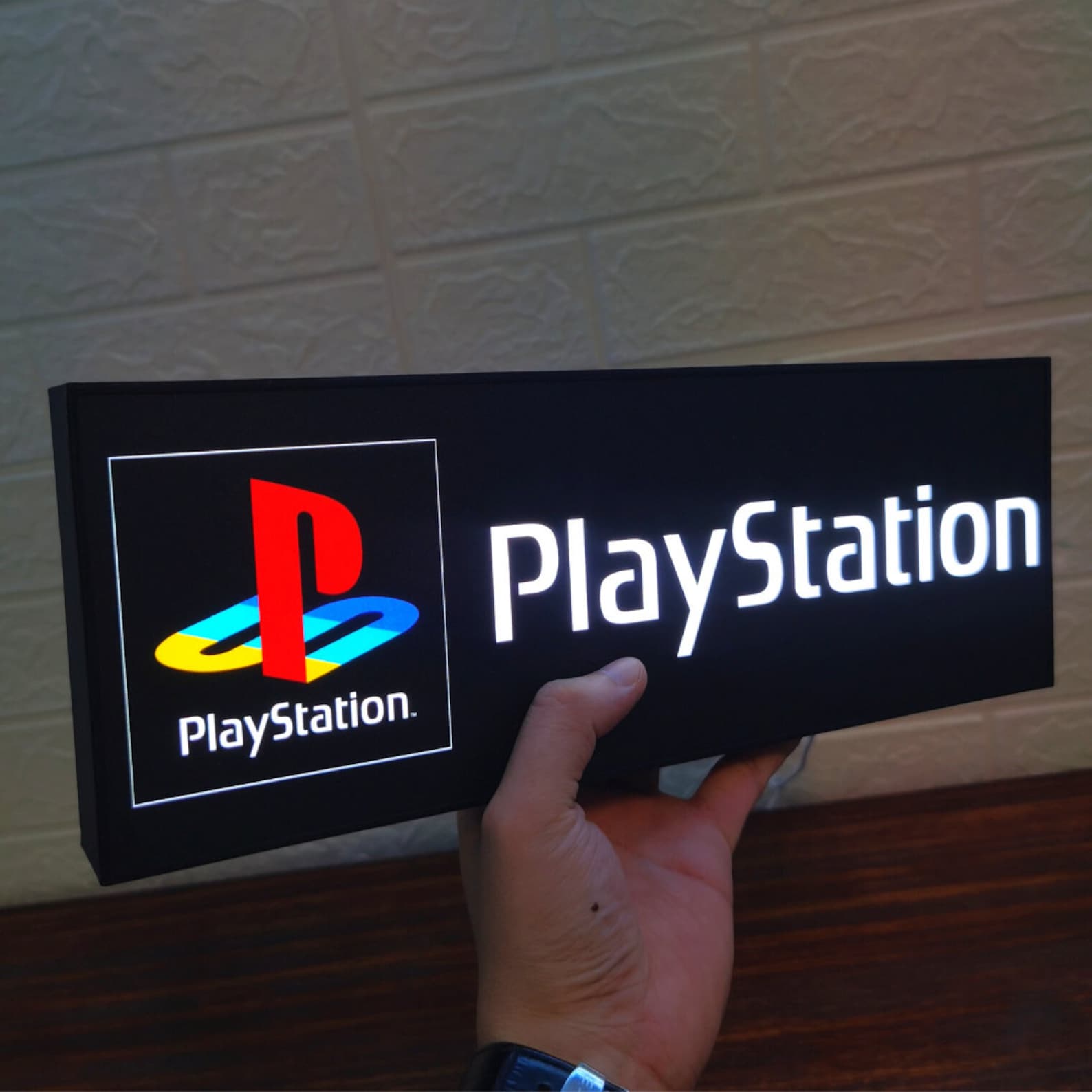 Playstation Logo Light | 3D Printed Gaming Room Decor - Etsy