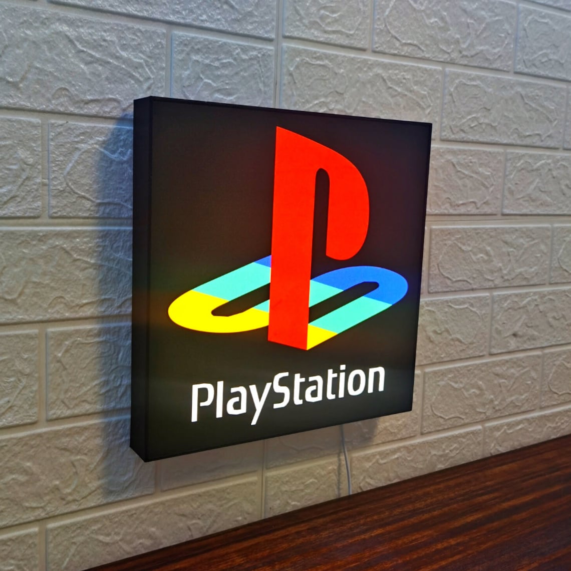 Playstation Classic Logo Man Cave Lights Playstation Sign | Etsy