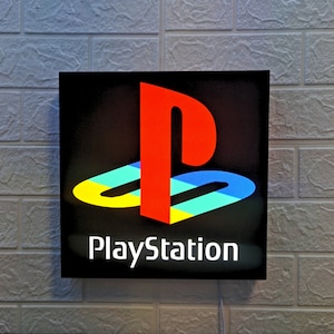 Playstation Classic Logo Man Cave Lights | Playstation Sign for Gaming ...
