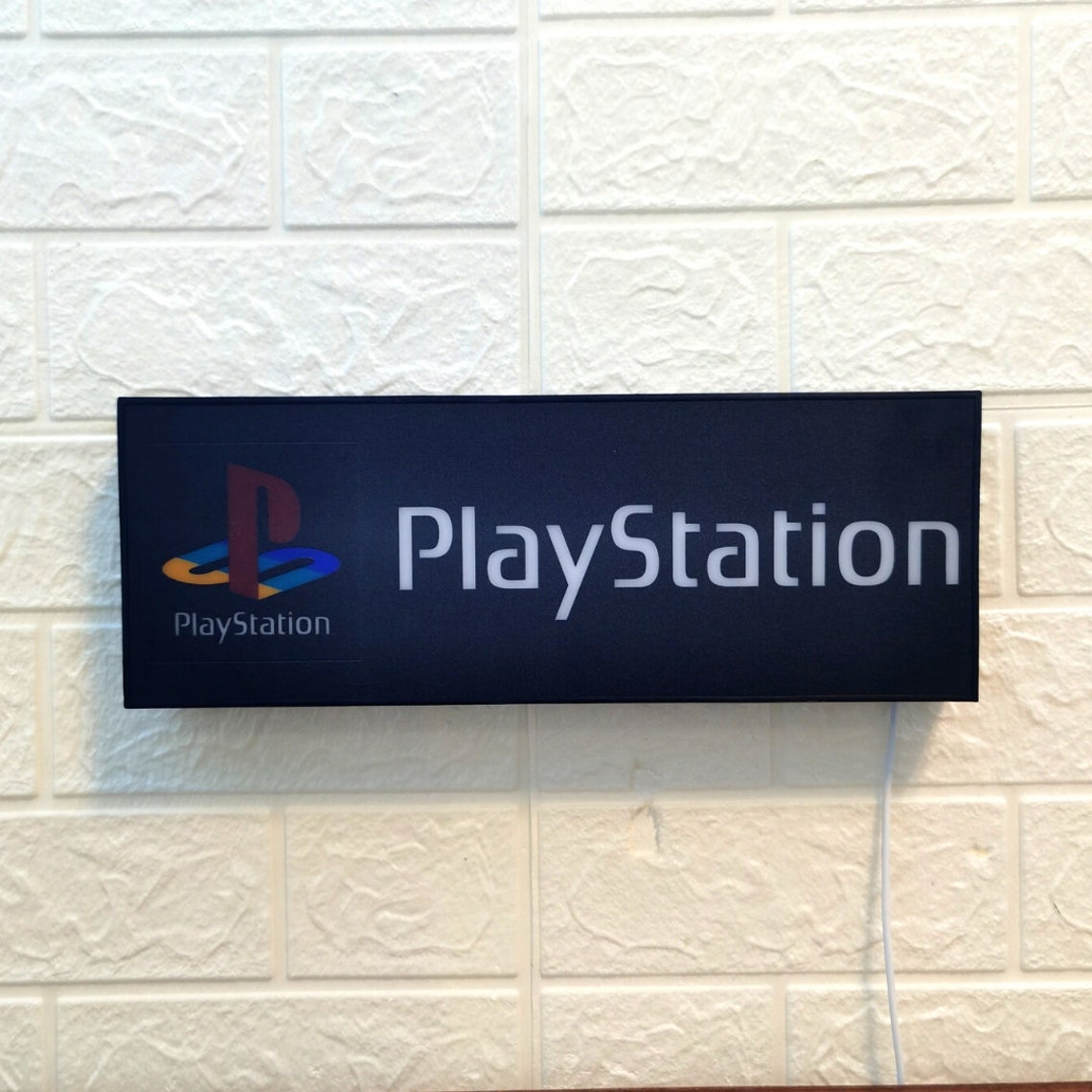 Playstation Classic Logo Man Cave Lights Playstation Sign - Etsy