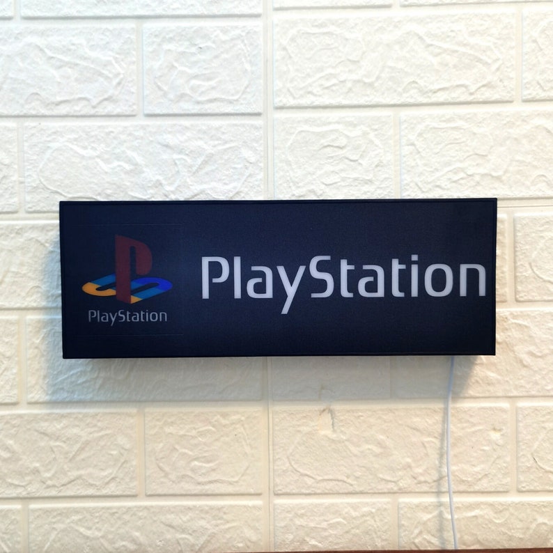 Playstation Classic Logo Man Cave Lights Playstation Sign - Etsy